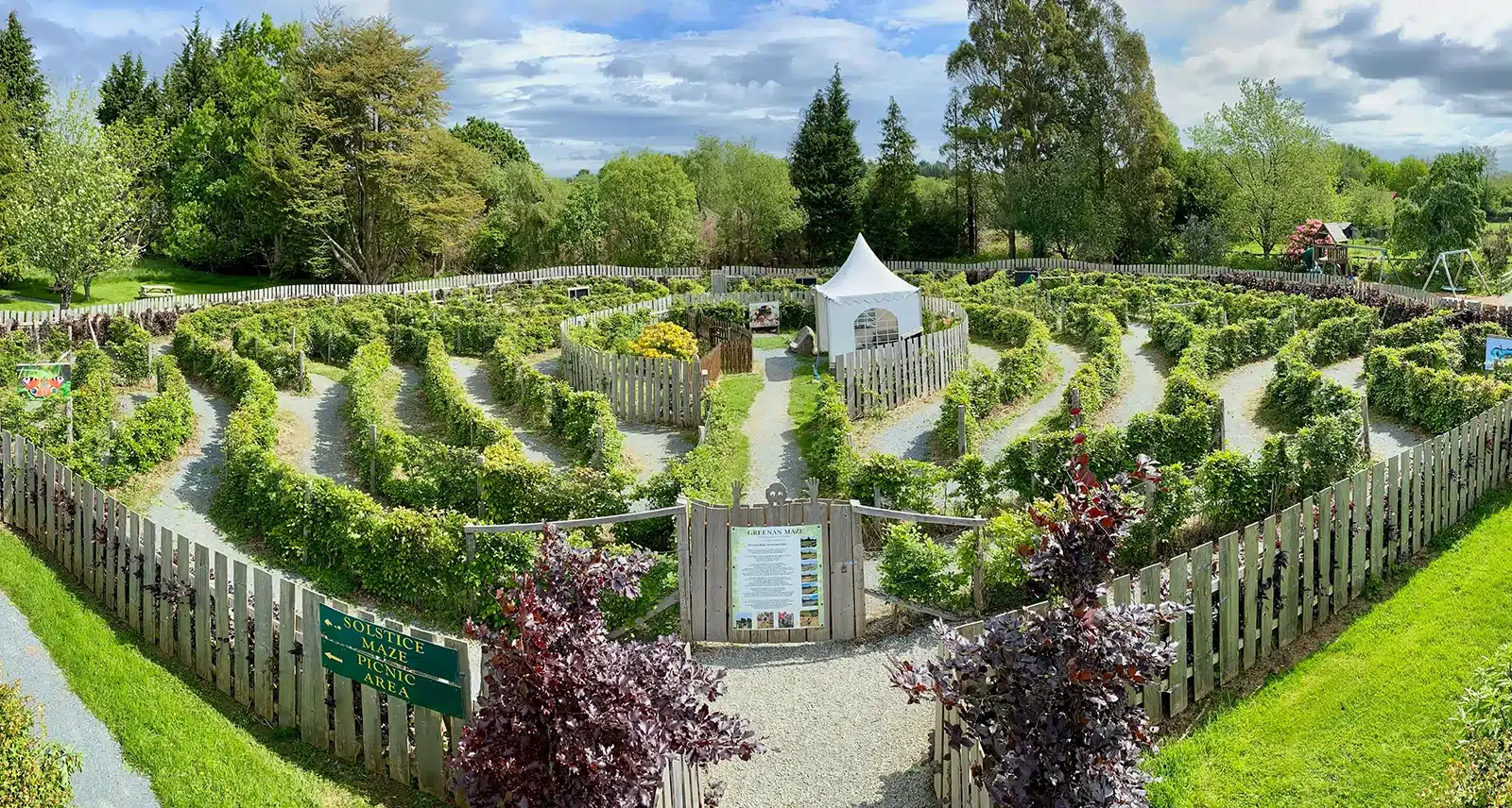 Greenan Maze Family Attraction in the Wicklow Hills